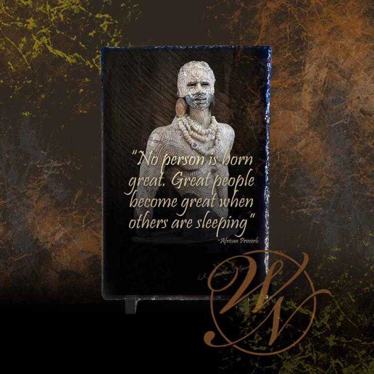 No Person Is Born Great Great People Become Great When Others Are